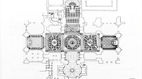 Planimetria Basilica Santa Maria degli Angeli e dei Martiri di Roma ...